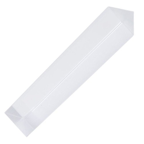 2 Pcs Science Classroom Optics Kits Clear Triangular Prism Glass | eBay