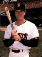 1991 Mother's Cookies San Francisco Giants - Greg Litton #18 for sale ...