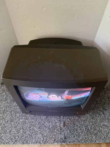 Sharp 13" TV VCR Combo VHS 13VT-N100 Retro Travel Game CRT TV! Working ...