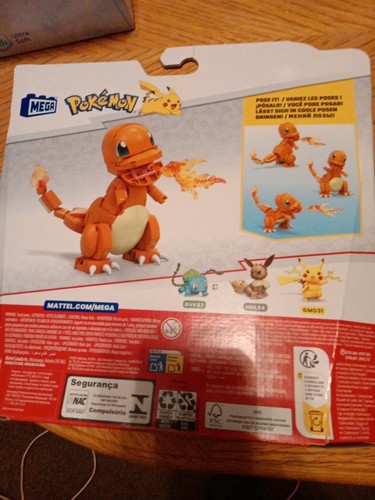 Charmander Mega Construx Building Blocks Set Pokemon 180 pieces Mattel ...