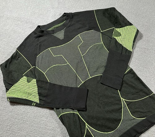 Crivit Base Layer Warm Ski Mens Shirt Winter Sport Size M Medium Green ...