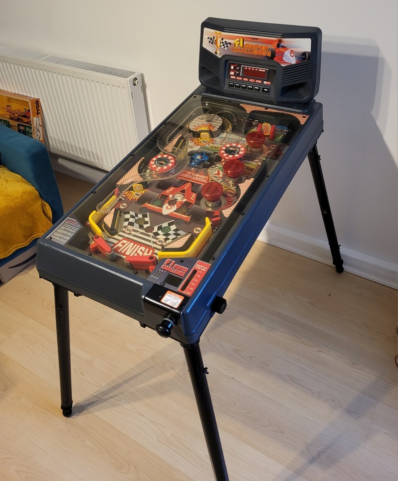 Pinball Machine F1 Super Challenge EXCELLENT | eBay UK