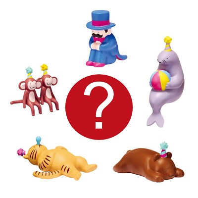 Japanese Blind Box Capsule Lazy Circus Animal Mini Figure 1 Random Toy ...