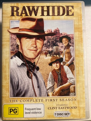 RAWHIDE - Complete First Season DVD Box Set 7 Discs One Series 1 Clint ...