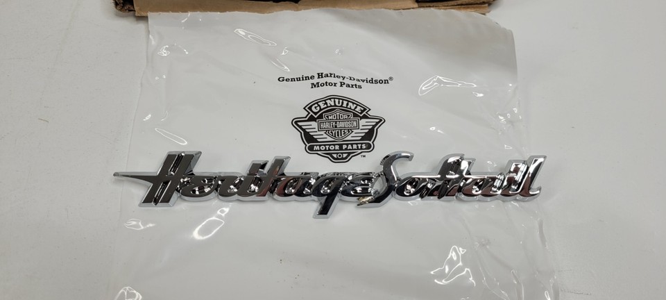 GENUINE HARLEY DAVIDSON Front Fender Nameplate for Heritage Softail ...