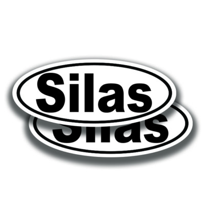 SILAS NAME DECALs 2 Stickers Bogo Car Truck Bumper Window | eBay