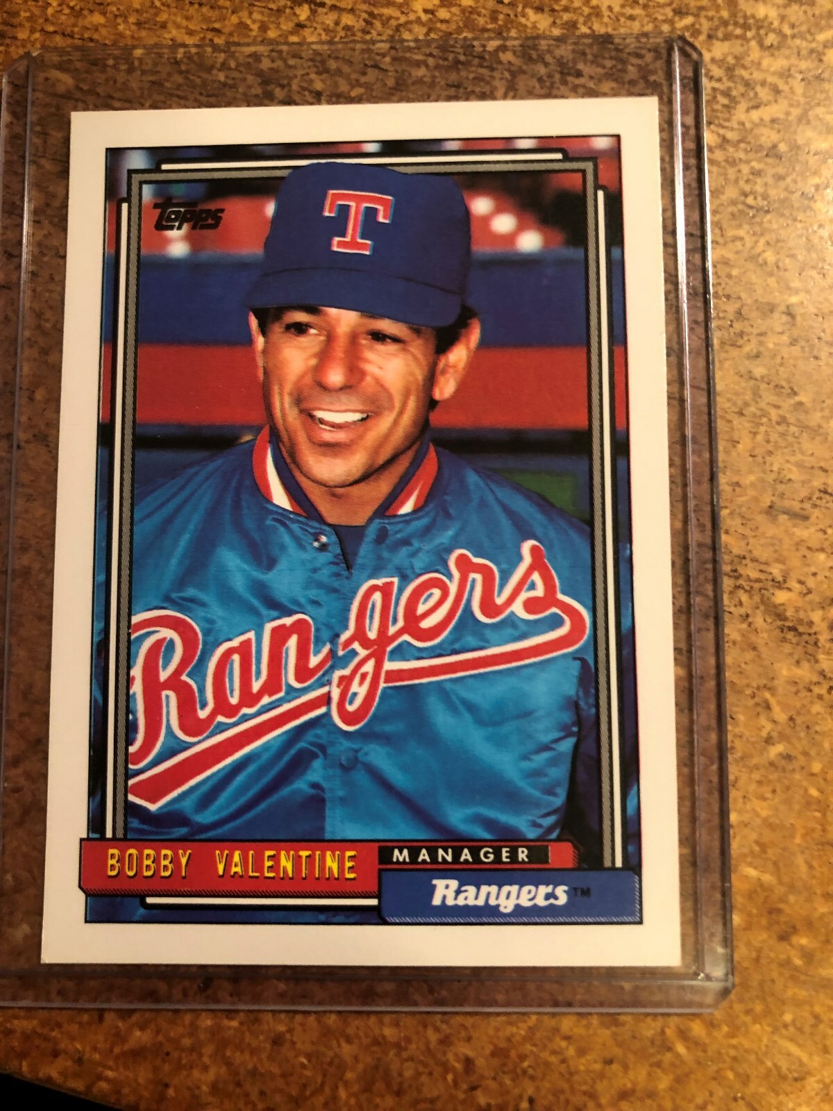 1992 Topps Baseball # 789 Bobby Valentine Rangers Manager | eBay