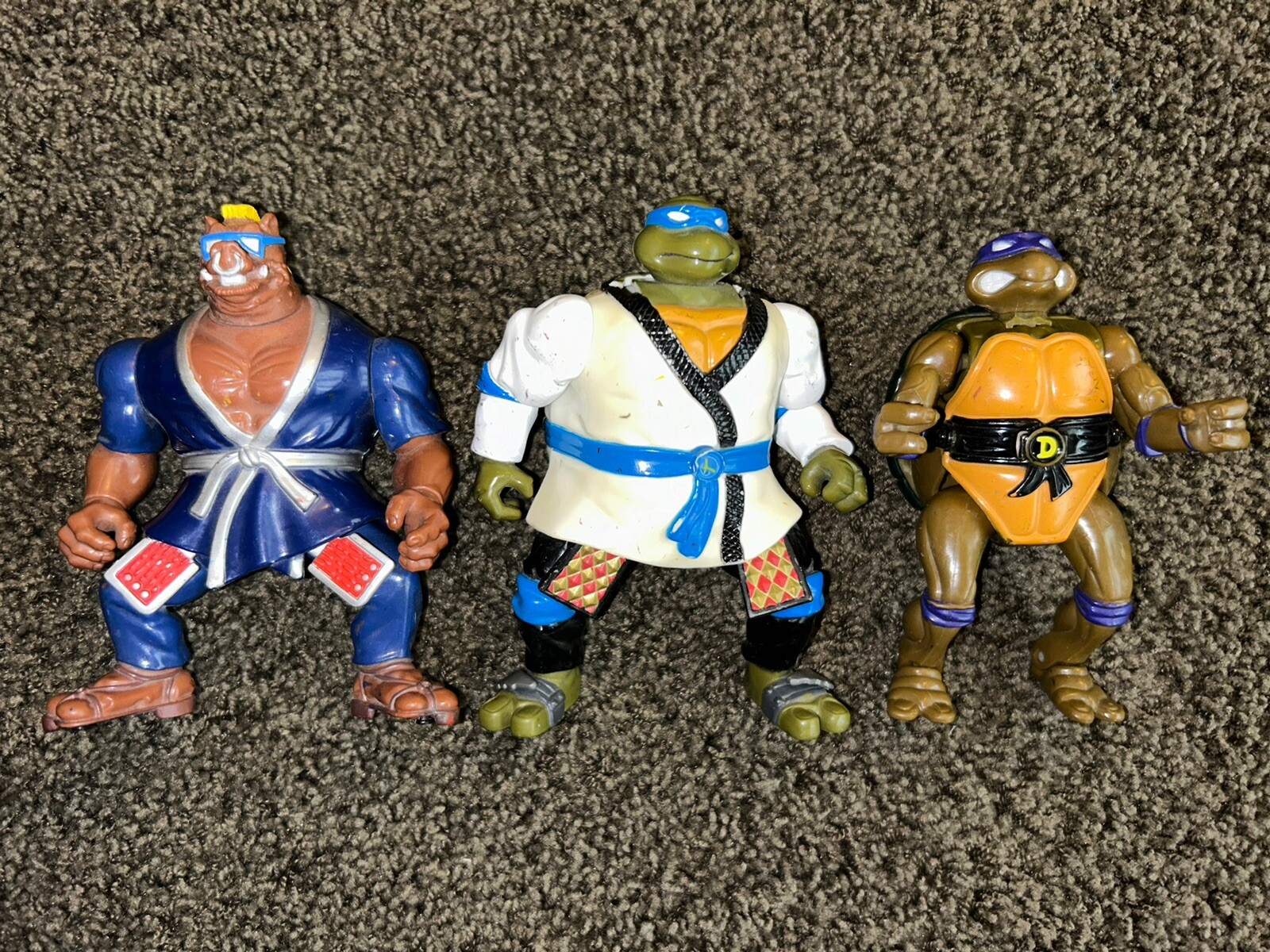 TMNT Teenage Mutant Ninja Turtles 1993 Auto Mutations Lot 3 Bebop ...