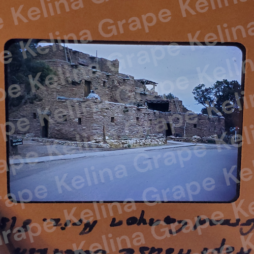 1954 Native American Hopi House 35mm Photo Slide Red Border Grand ...
