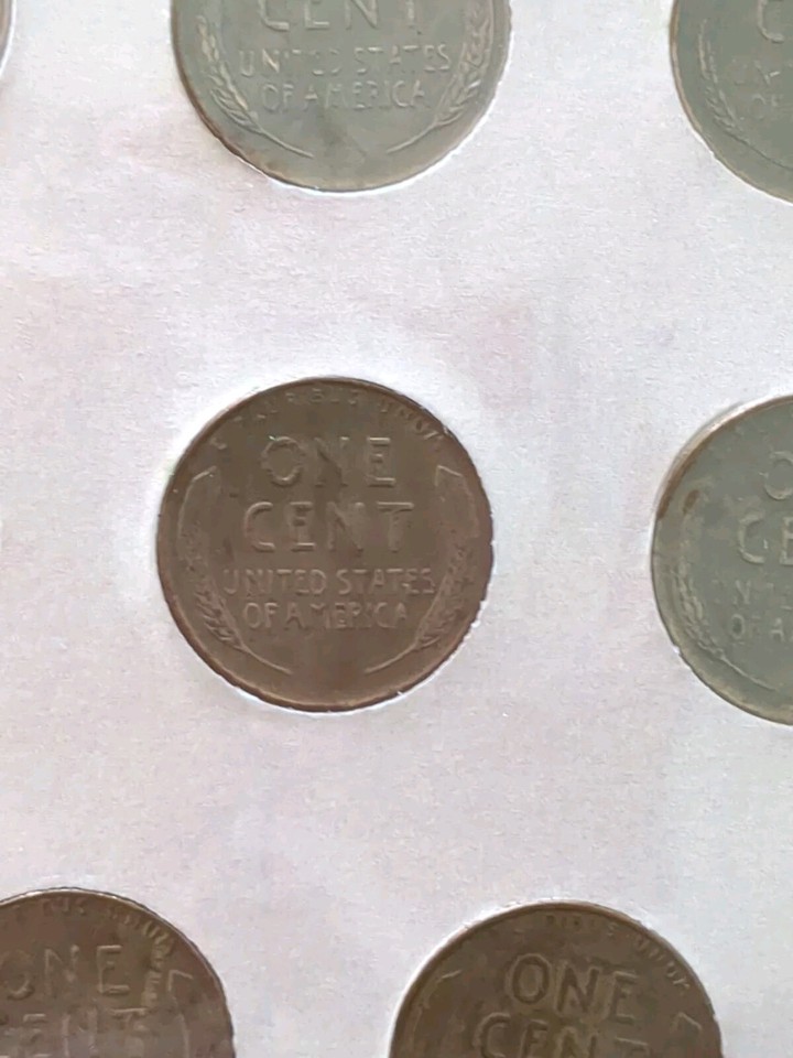 The Complete 1950s Lincoln Wheat Penny Collection - Circulated 13 Coins ...