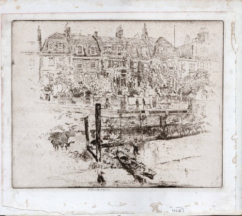 JOSEPH PENNELL SIGNED ETCHING LINDSEY HOUSE CHEYNE WALK CHELSEA 1903 | eBay