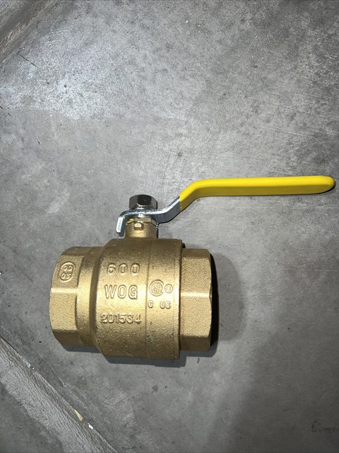 Smith Cooper Brass Ball Valve 201534 3/4" NPT 600 WOG 150 WSP for sale ...