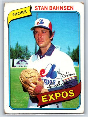 1980 Topps #653 Stan Bahnsen Montreal Expos | eBay