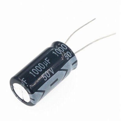 10pcs 1000uf 50v 1000mfd 50volt aluminum electrolytic capacitor 13mm× ...