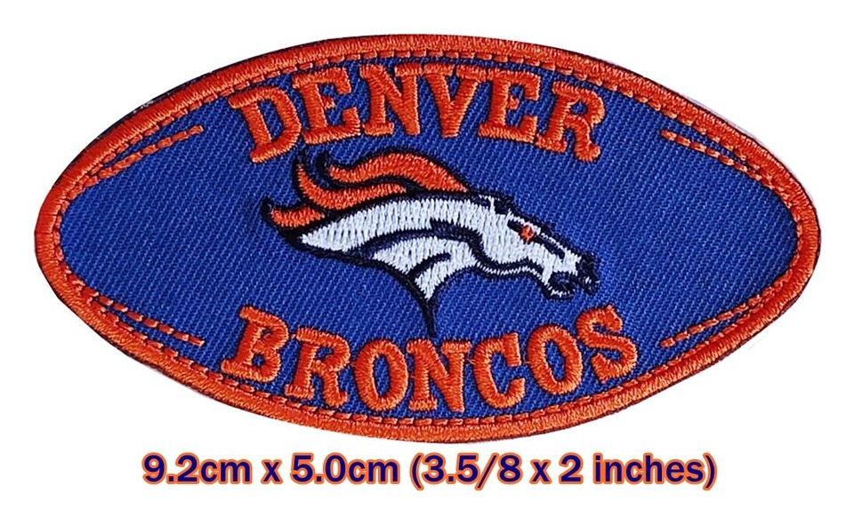 DENVER-BRONCO Football Patches Iron,Sew on(Select options) Thai by USPS ...
