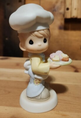 Precious Moments - You Are My Favorite Dish Figurine - Baking Cookies ...