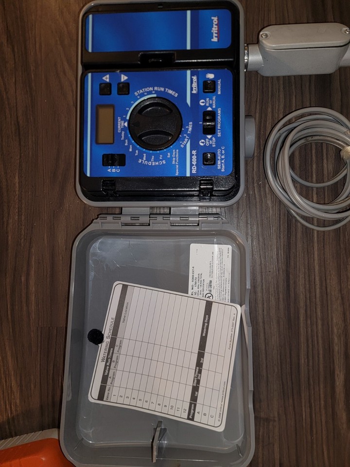 Irritrol Rain Dial R Series RD600-INT-R 6-Station Water Controller | eBay