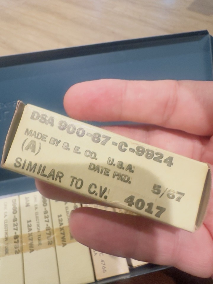 NOS GE Electron Tube JAN 5751 New Old Stock Sealed | eBay