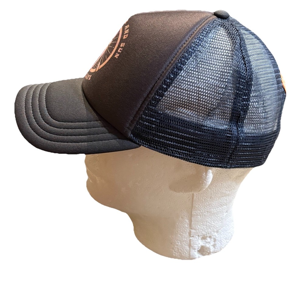 Salt Life Women's Trucker Adjustable “PEACE LOVE & SUN” Gray Tie Dye ...