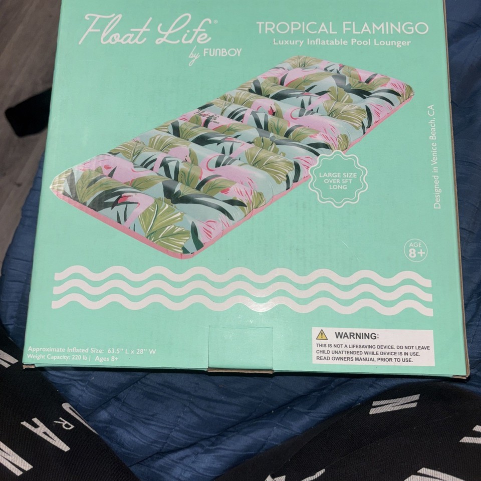 Float Life By Funboy Inflatable Pool Lounger /Tropical Flamingo ...