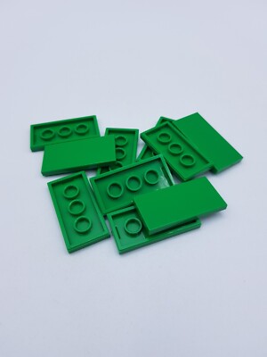 LEGO LOT 10 X TILE 2X4 DARK GREEN REF 87079 / 4566179 *NEUF* | eBay
