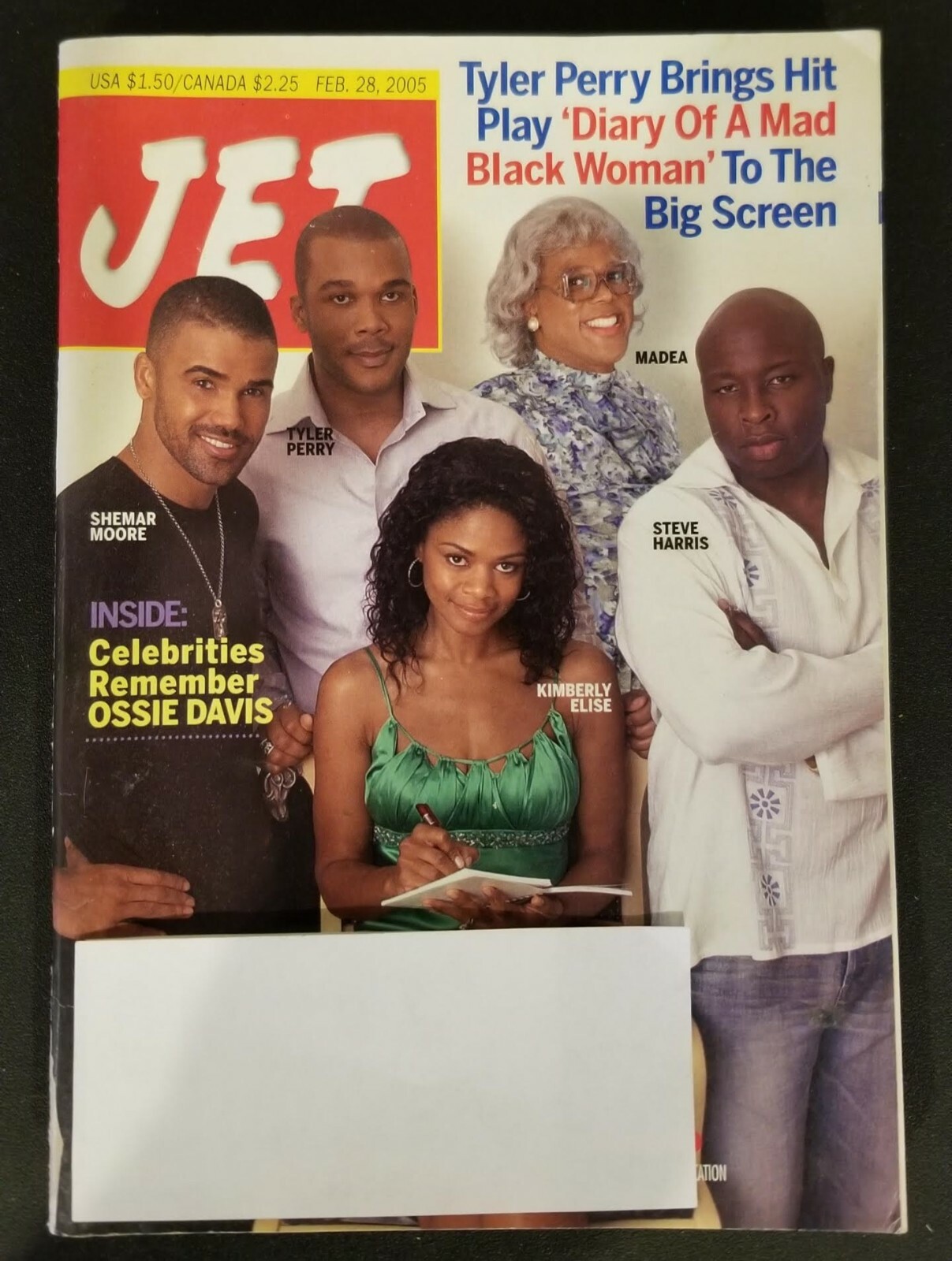 JET Magazine February 28 2005 Tyler Perry Shemar Moore Steve Harris ...