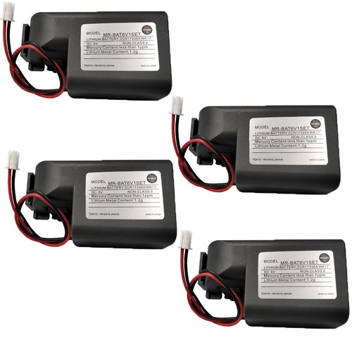 4 Pack for 1650mAh MR-BAT6V1SET MITSUBISHI Servo Battery 6V US SHIPPING ...