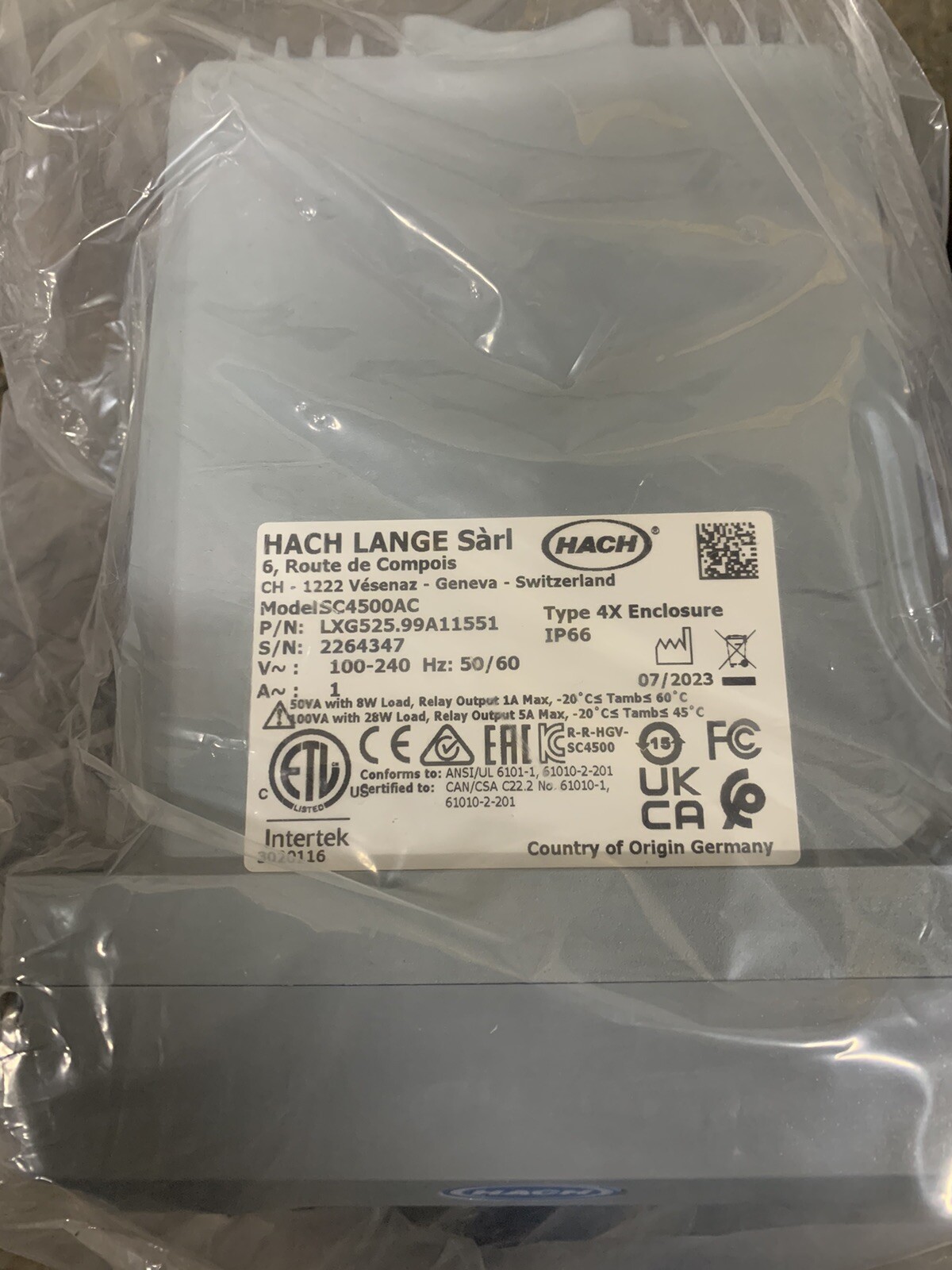 HACH SC4500 LXG525.99A11551 (sc200 Replacement) for sale online | eBay