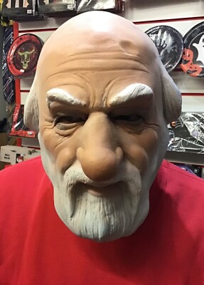 Santa Mask Mens Fancy Dress God Costume Accessory Foam Latex Greyland ...