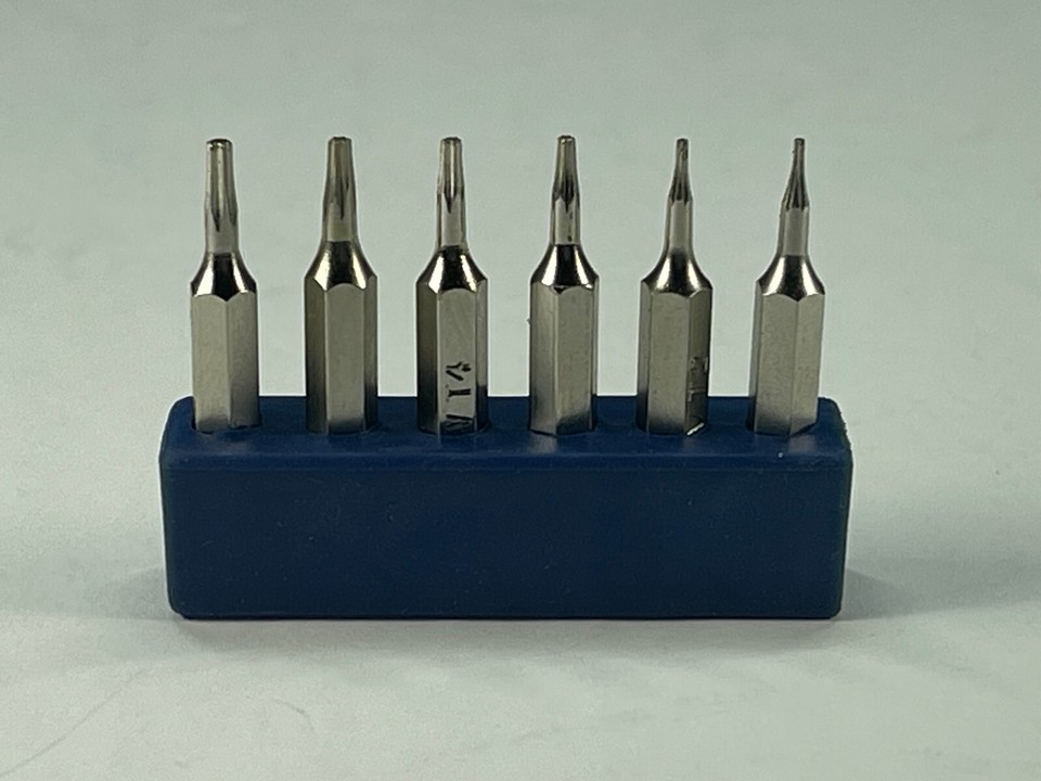6PC Torx Screwdriver Bit Set T1, T2, T3, T4, T5,TR6 (T6H Security ...