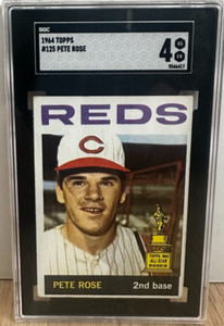 Pete Rose 1964 Topps #125 All-Star Rookie Price Guide - Sports Card ...
