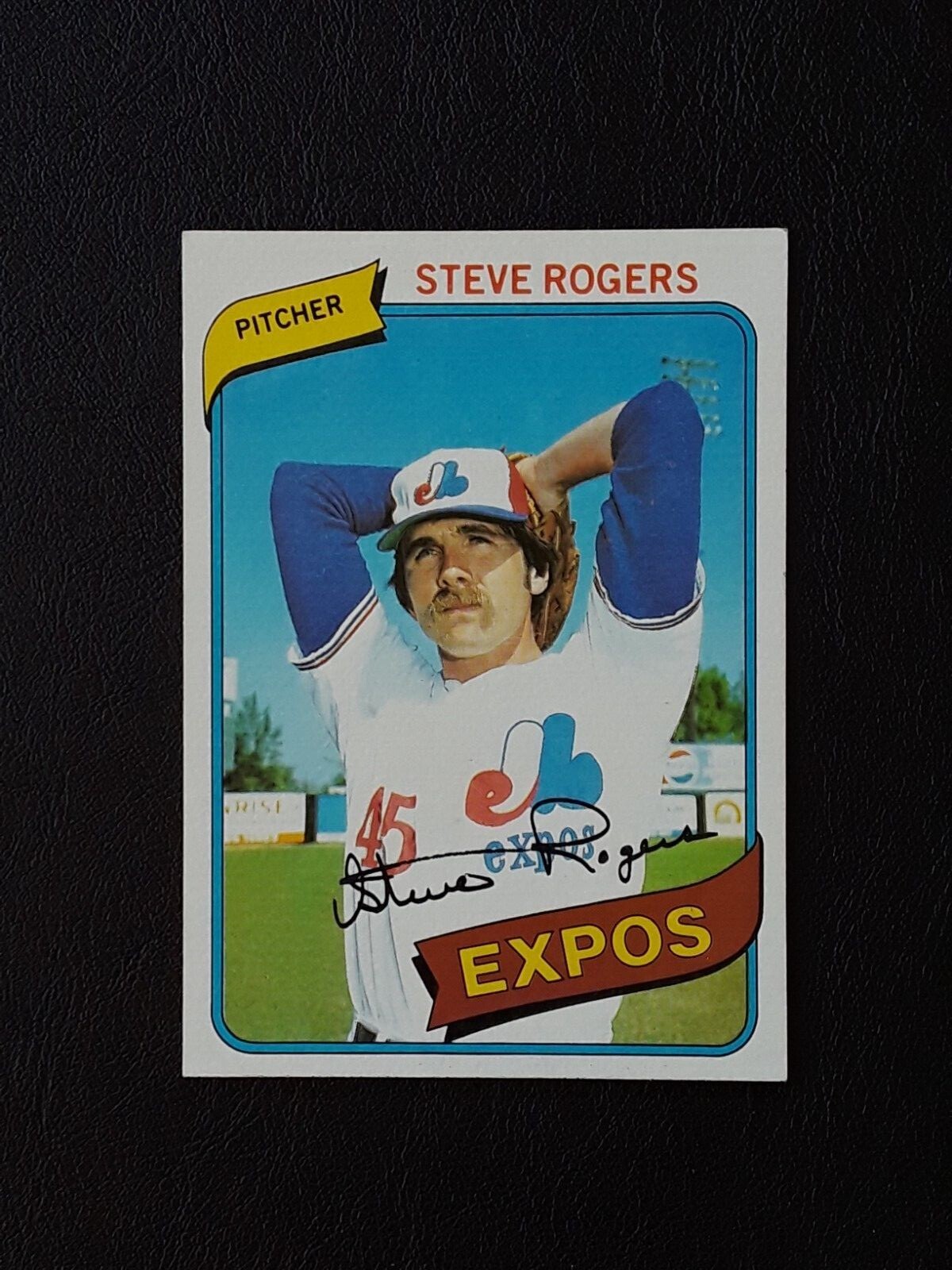 1980 Topps Steve Rogers Baseball Card. #520 Montreal Expos Pitcher ...