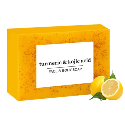 2PCS Tumeric Soap Skin Whitening Dark Spots lightening Acne Brightening ...