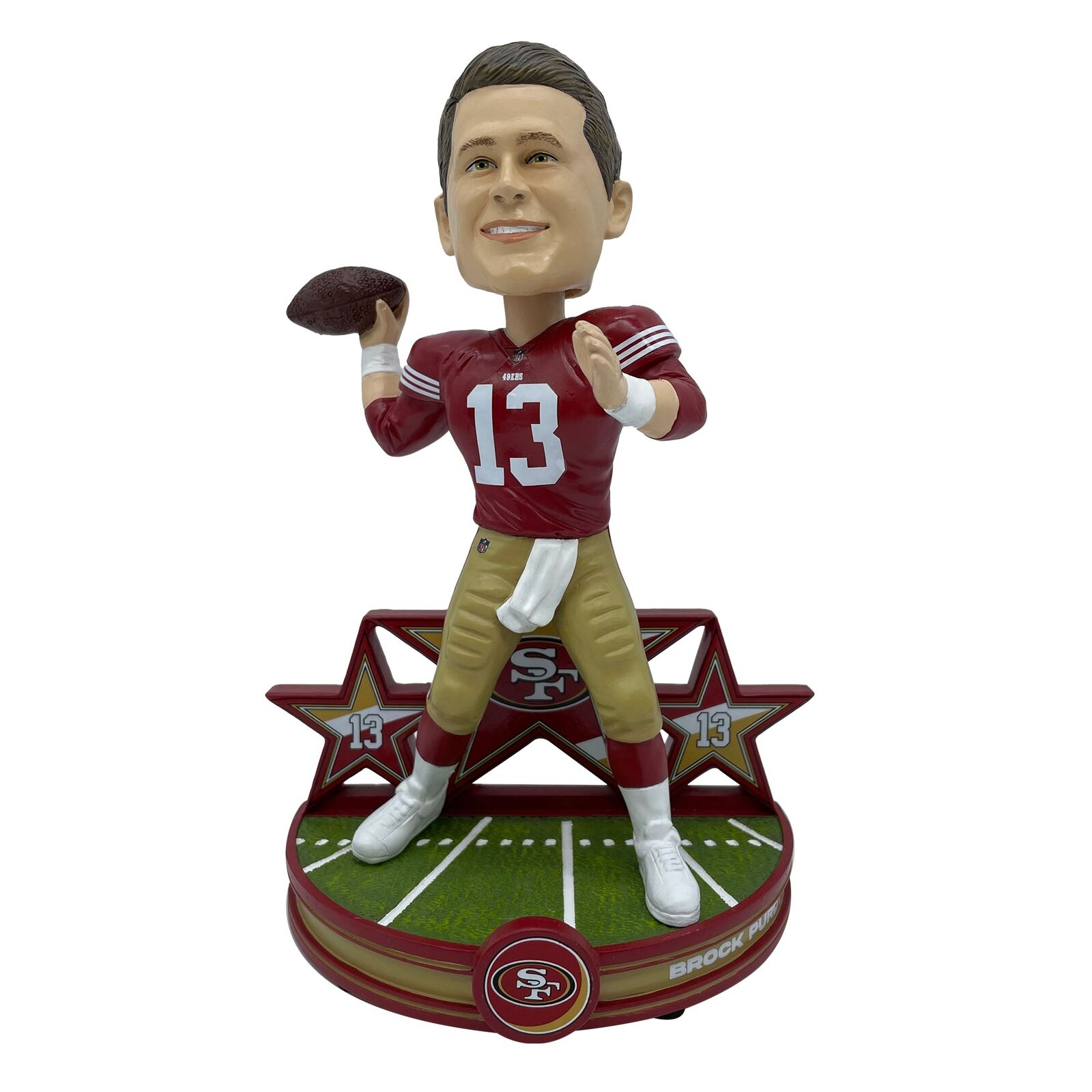 Brock Purdy (San Francisco 49ers) 2024 Star Series NFL Bobblehead by ...