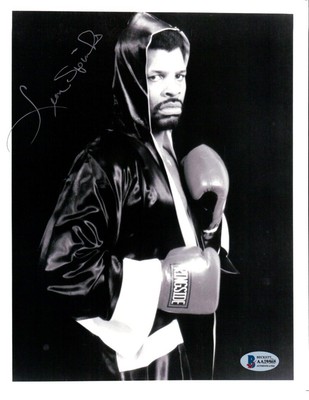 Leon Spinks Signed Autographed 8X10 Photo Boxing Legend Pose B/W Robe ...