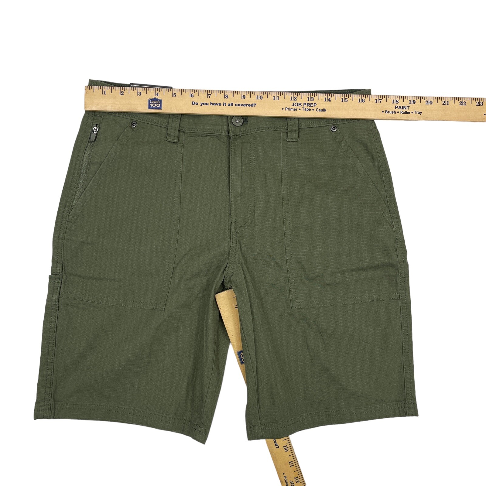WP Weatherproof Men's Green Utility Trail Shorts - Size 32 - 10"INSEAM ...
