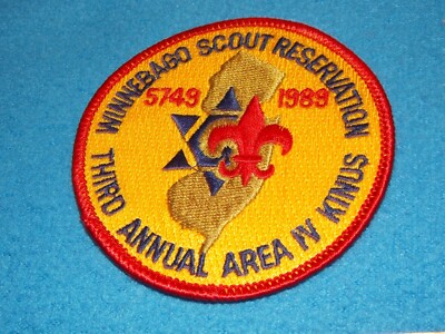 1989 - WINNEBAGO SCOUT RESERVATION AREA IV KINUS PATCH - MINT | eBay
