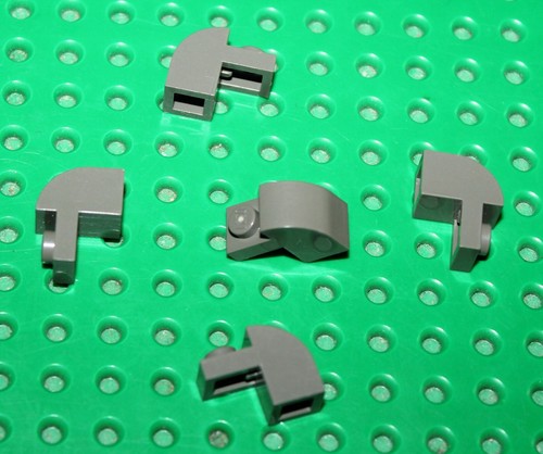 Lego 5 OldDkGray bricks ref 6091 / Set 4730 10025 10022 10020 4404 3451 ...