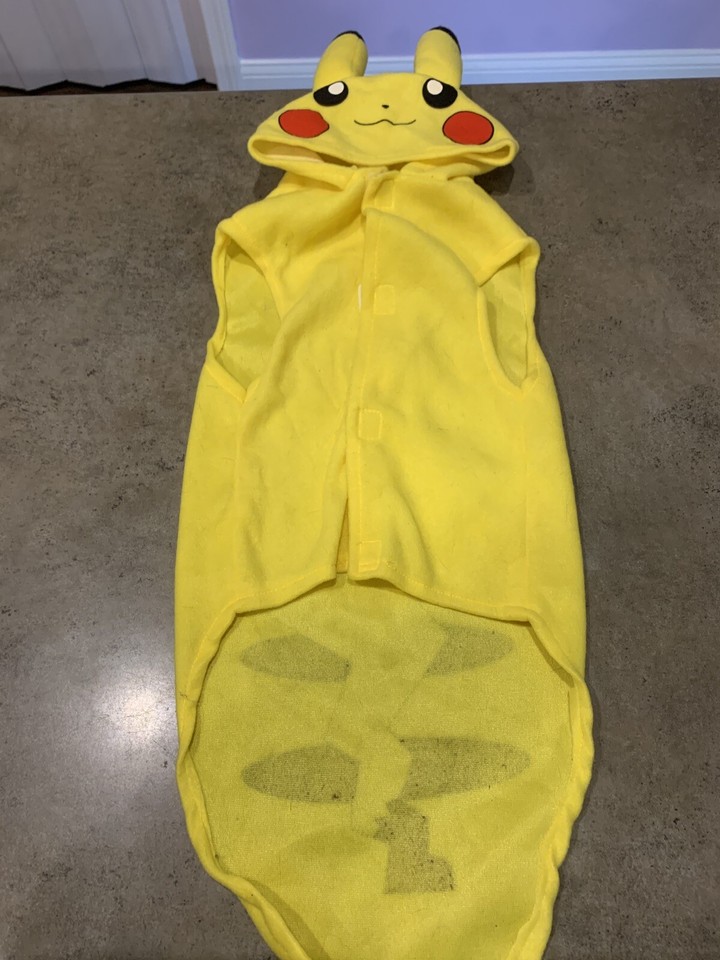 Pokemon Pikachu Unisex Sleeveless Costume Size Cut Off Please See ...