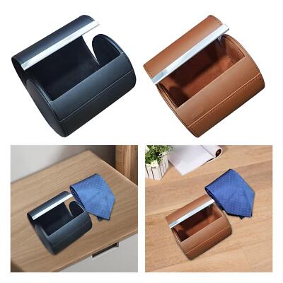 Travel Tie Case Necktie Travel Case Portable Neck Tie Box Tie Organizer ...