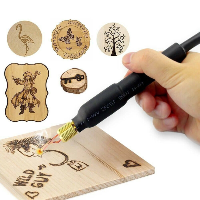 Digital Display Pyrography Machine Gourd Wood Burning Electric Iron ...