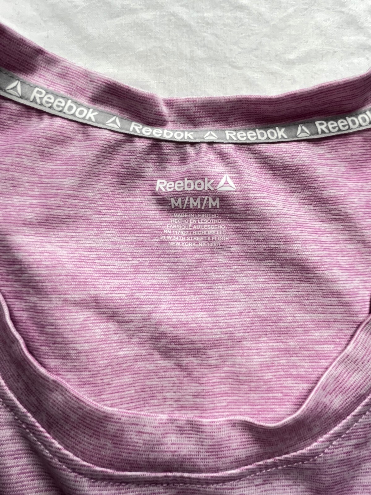 Lot 1944-REEBOK- Purple HEather Tee shirt- Size M | eBay