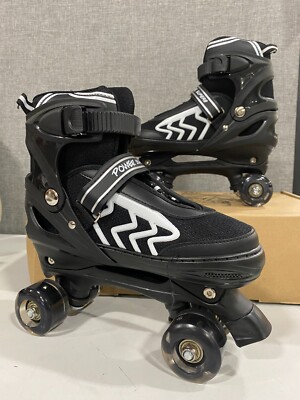 Power Superb Roller Skates Kids Adjustable Roller Skates - Size L | eBay