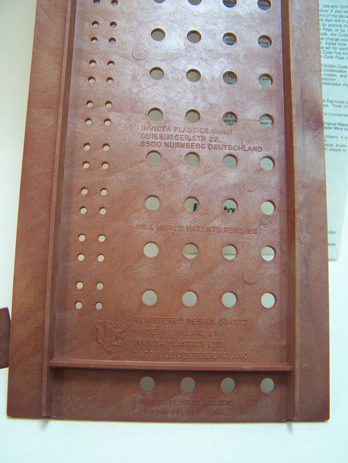 Original Mastermind Board Game 1976 Invicta Vintage 3016 Complete for ...