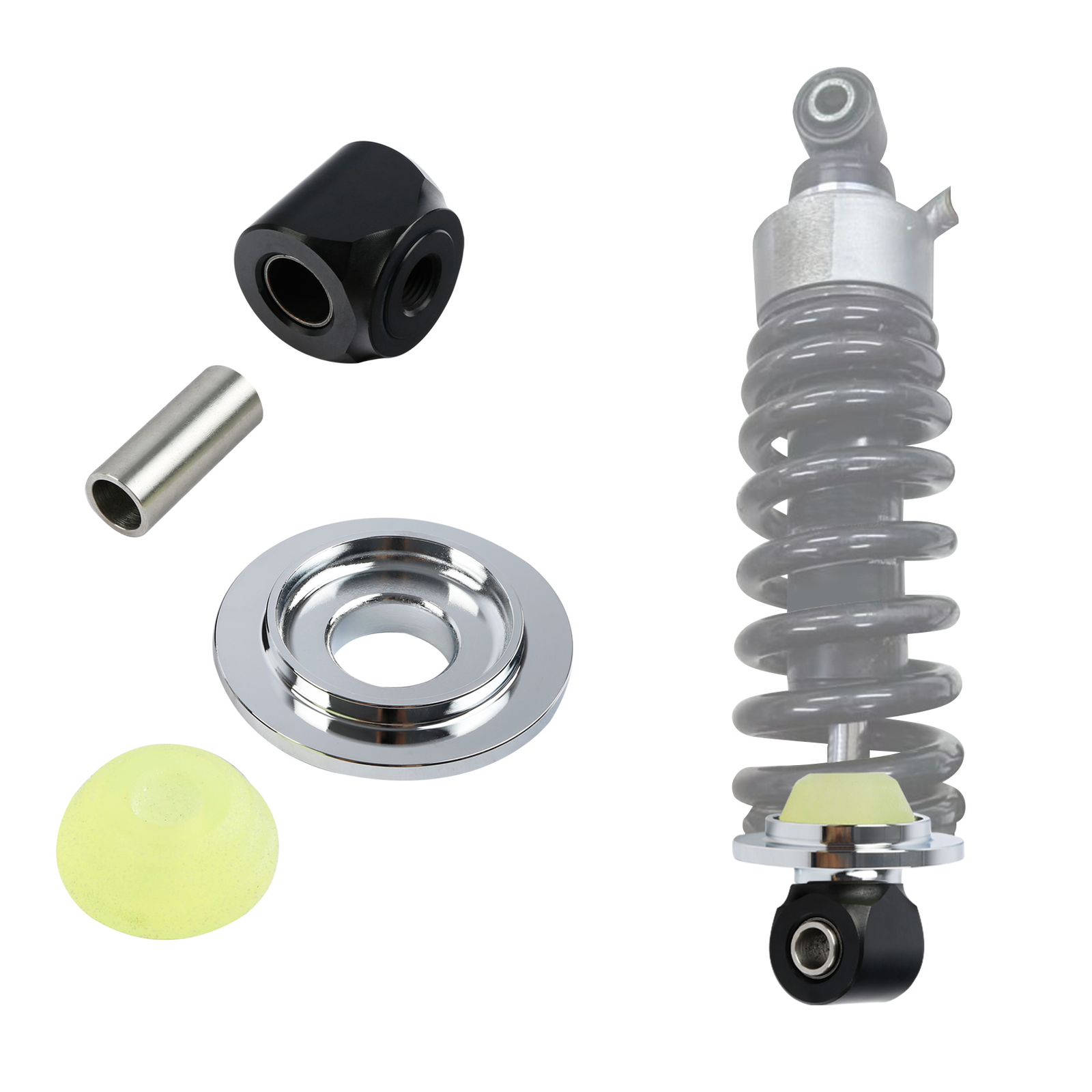 1.25" Rear Shock Lowering Kit Fit For Harley Softail Slim FLSL Deluxe ...