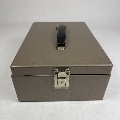 Vintage Rockaway Metal Storage Box/Lock Box With Two Keys Handle 8" x ...