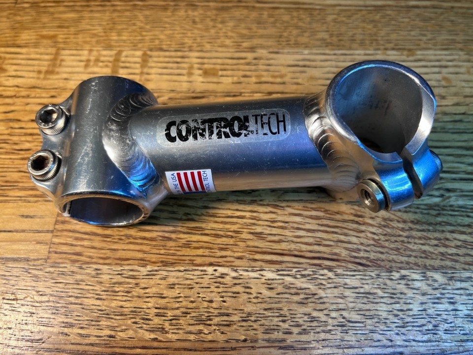 Vintage Control Tech threadless stem, 1" steerer, 90mm length no rise ...