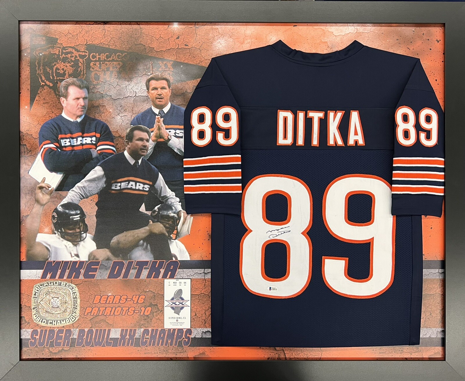 Mike Ditka Autographed Memorabilia | Signed Photo, Jersey, Collectibles ...