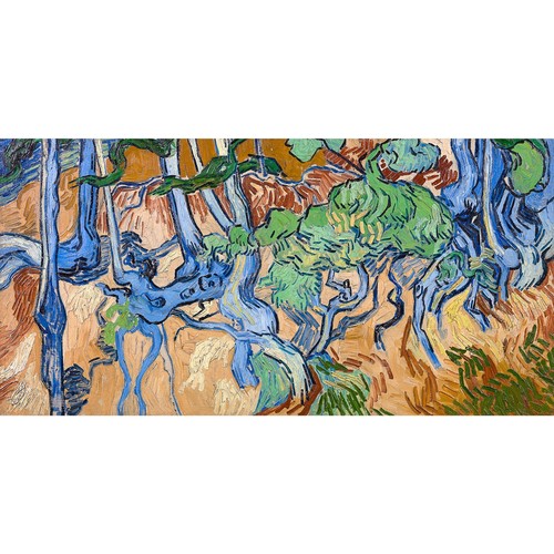 Van Gogh, Tree Roots, 1890, Lustre Canvas Print, 12" x 24" | eBay Australia