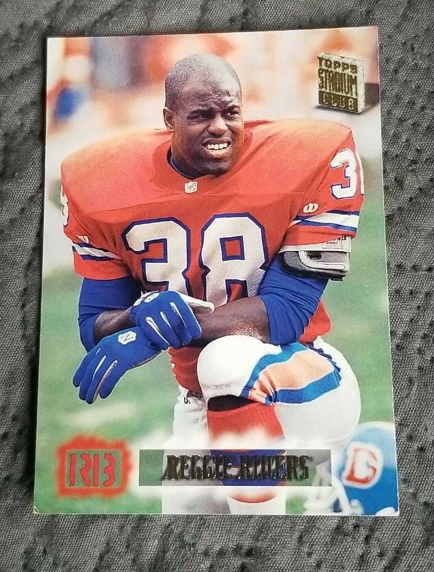 1994 Stadium Club Football Card #396 Reggie Rivers - Denver Broncos | eBay